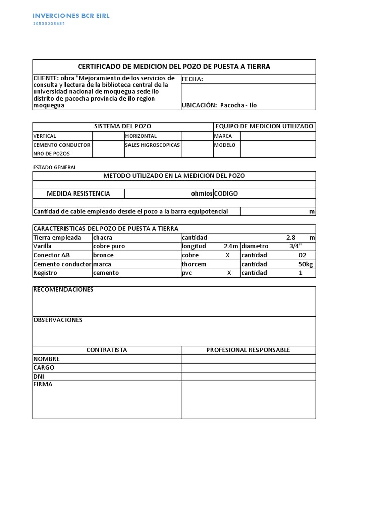 Protocolo de Pruebas | PDF