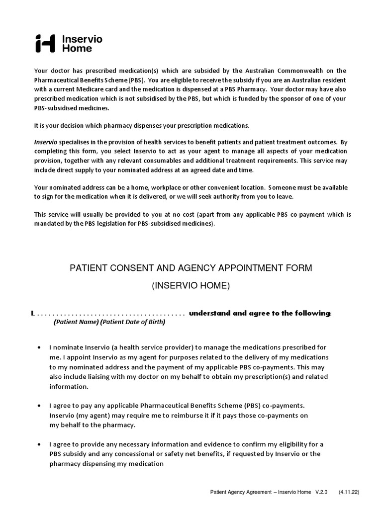 Inservio Home Medication Management Form | PDF | Prescription Drugs ...