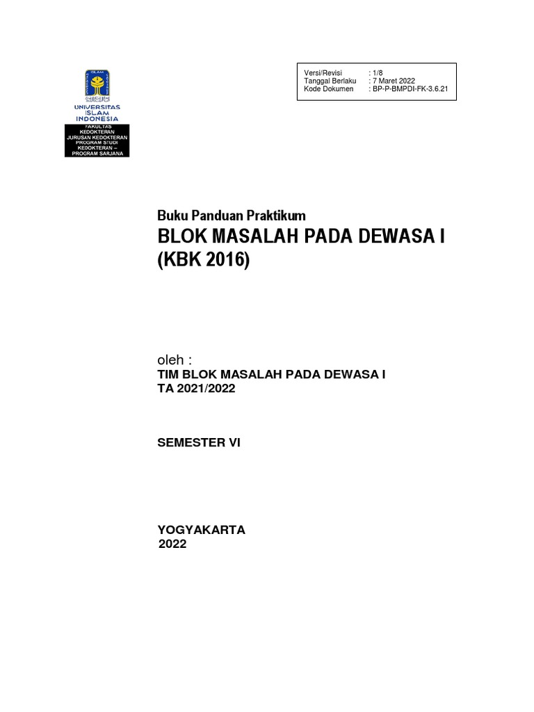 Buku Panduan Praktikum 2019 | PDF