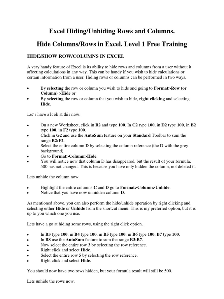 hide-and-unhide-rows-and-columns-in-excel-pdf-microsoft-excel