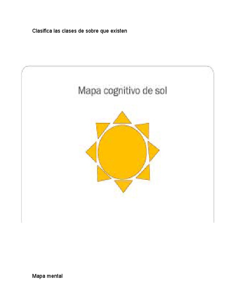 Mapa Tipo Sol | PDF