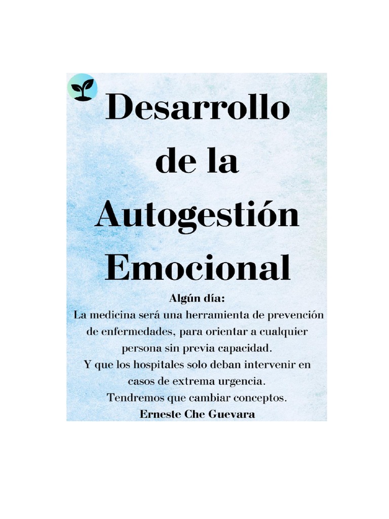 Autogestión Emocional: Clave para el Bienestar | PDF | Las emociones | Asco
