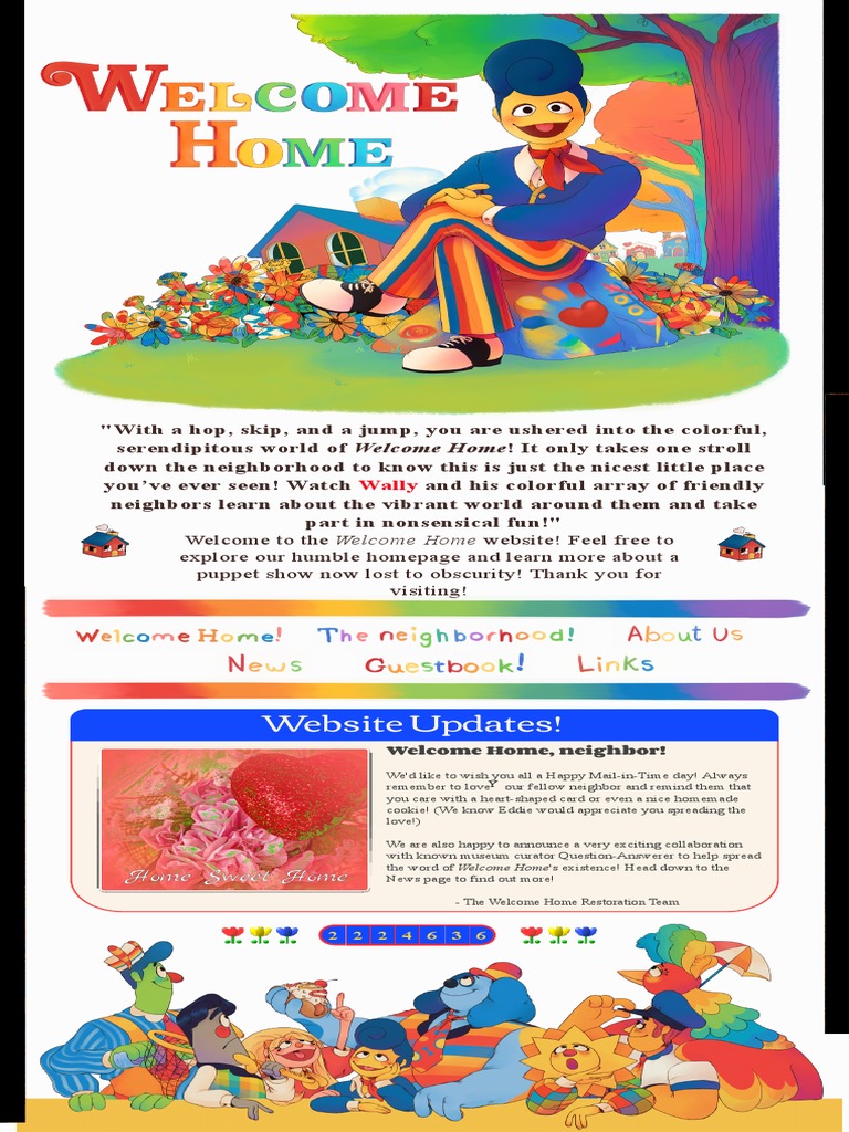 Welcome Home Website Updates | PDF