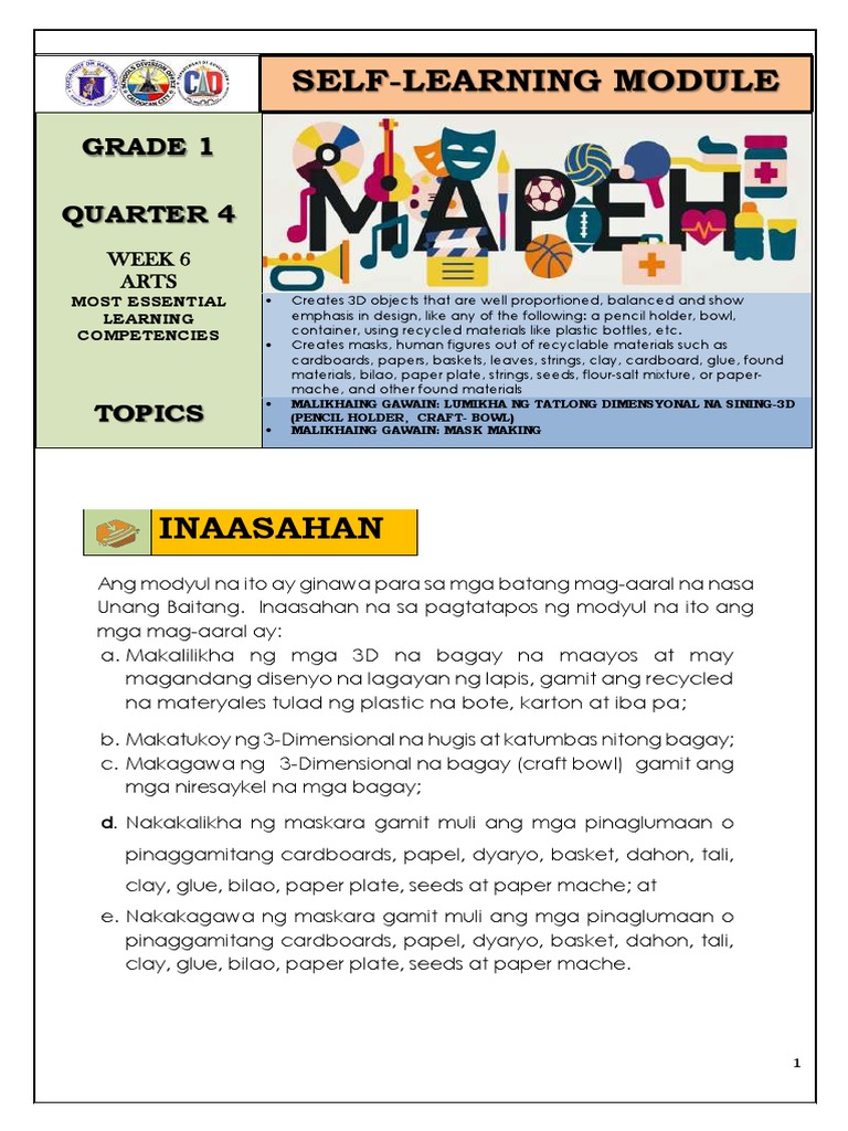Mapeh1 Q4 W6 | PDF