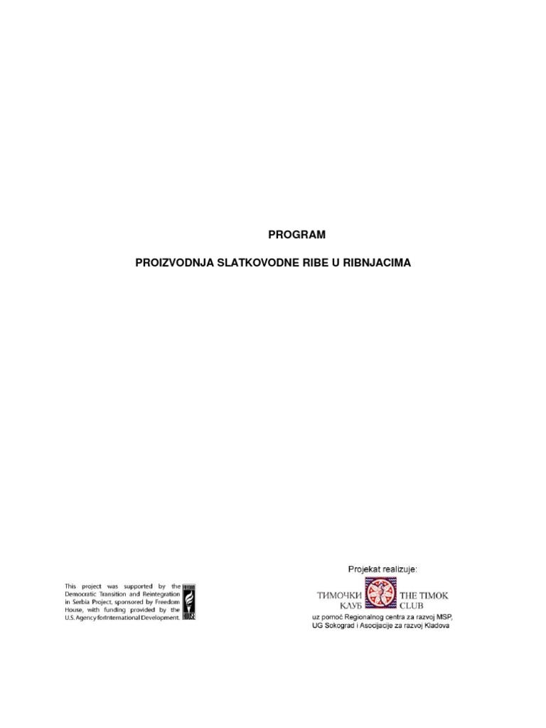 Slatkovodna Riba | PDF