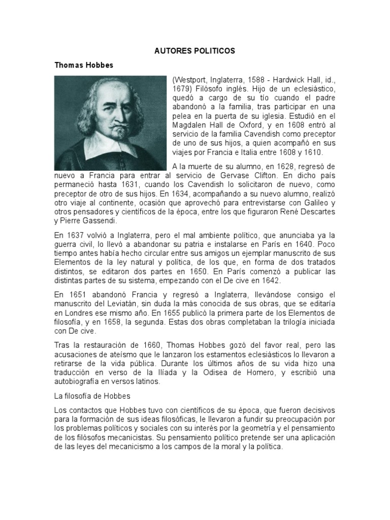 Autores Politicos | PDF | John Locke | John Stuart Mill