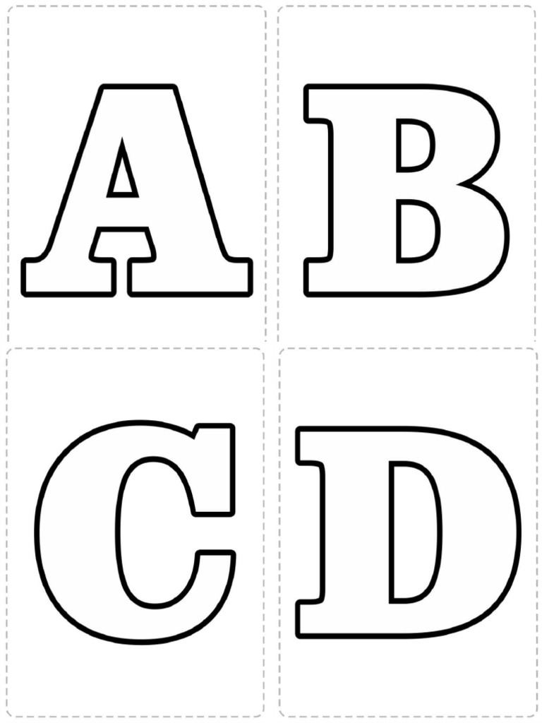 Abecedario para Imprimir | PDF