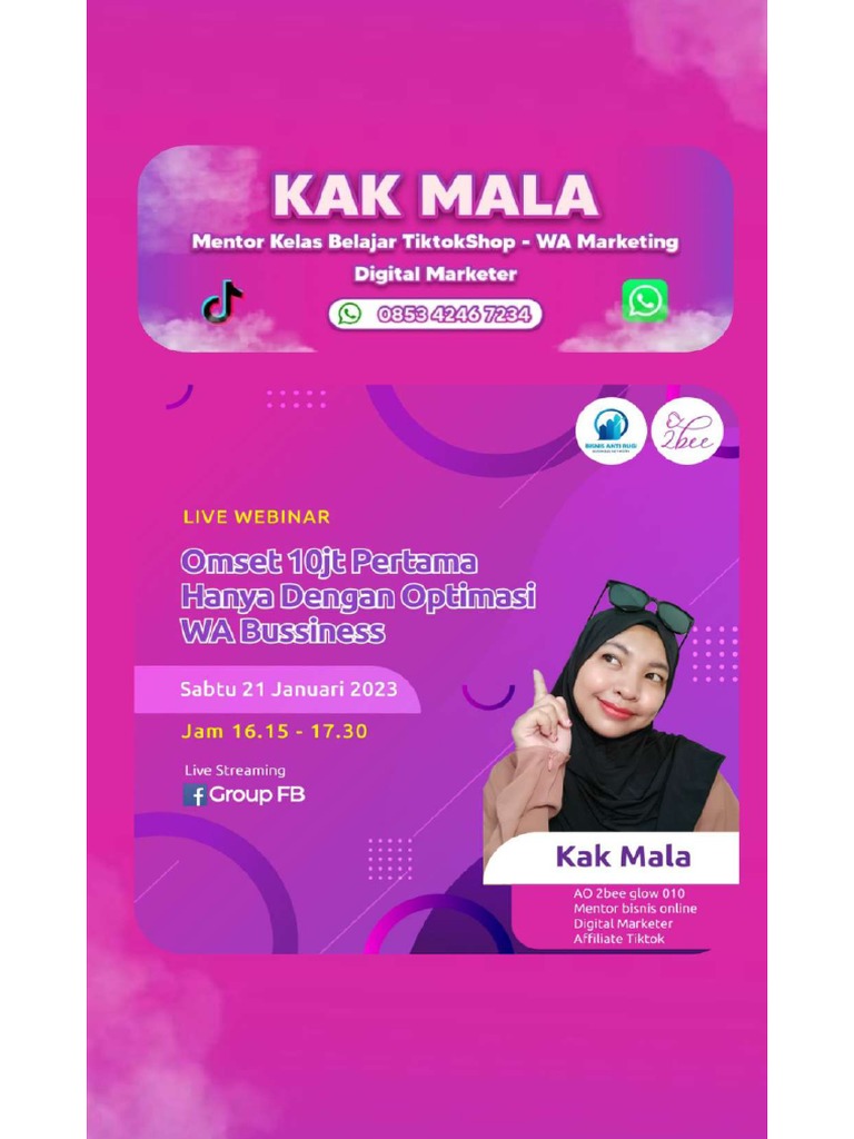 Omzet 10jt Pertama Dari WA Bisnis | PDF