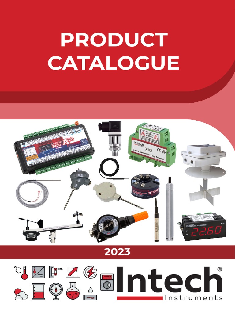 Intech Catalogue 2023 | PDF | Flow Measurement | Thermometer