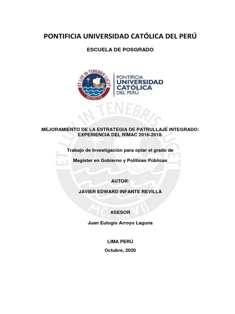 Infante Revilla Javier Edward Mejoramiento de La Estrategia de ...