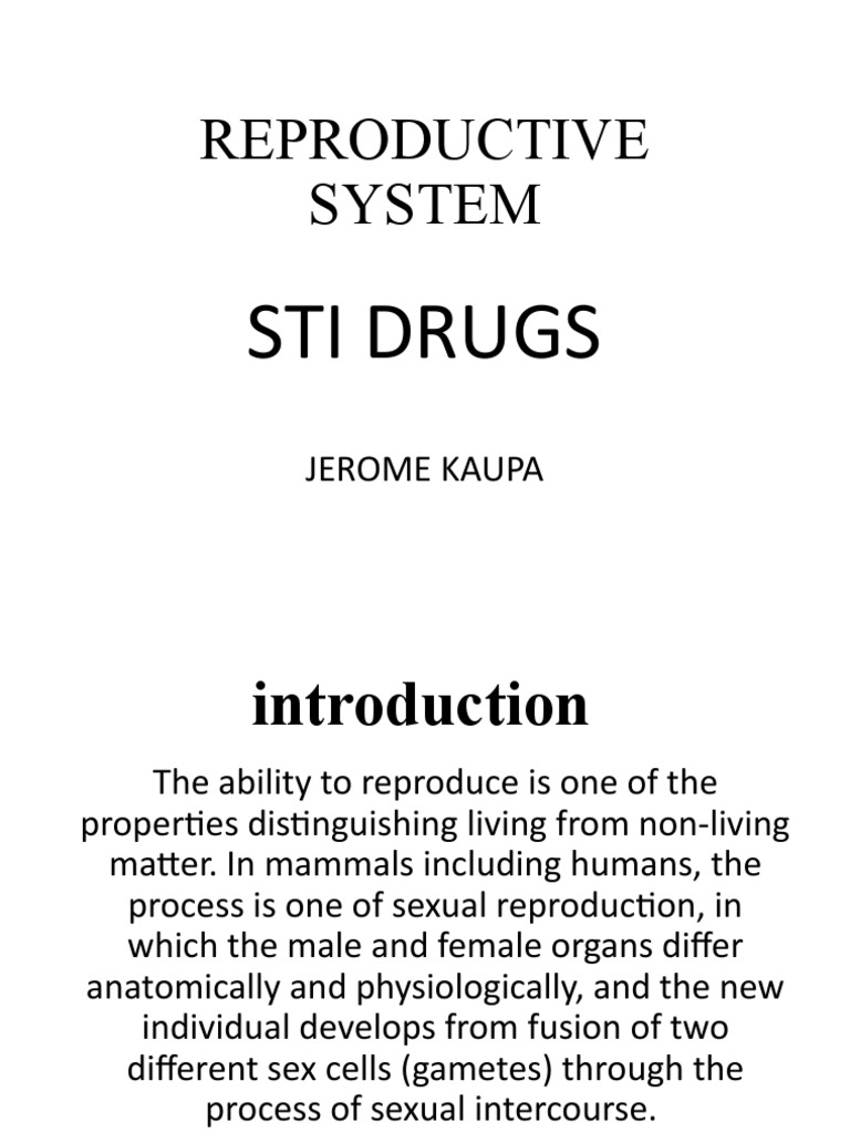 Sti Presentation | PDF | Wellness