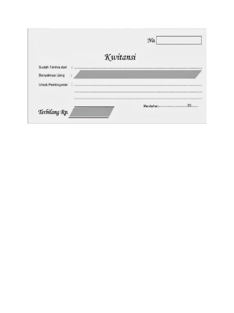 Kwitansi | PDF