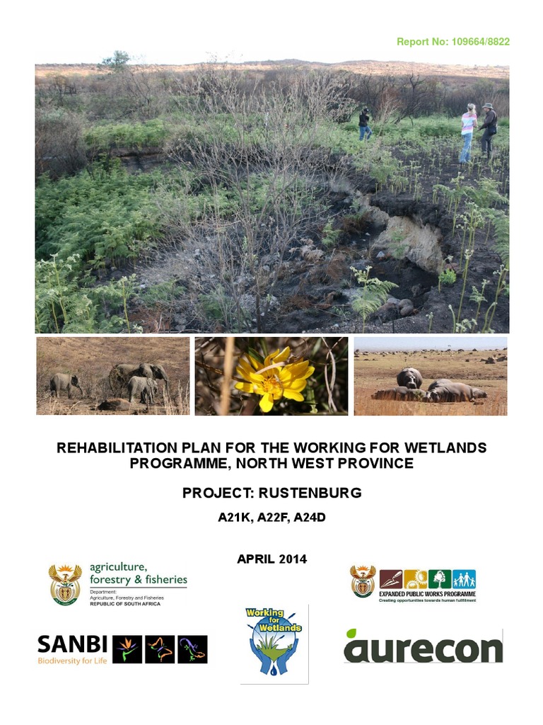 WFW - Rustenberg Rehab Plan - 0 | PDF | Wetland | Environmental Impact ...