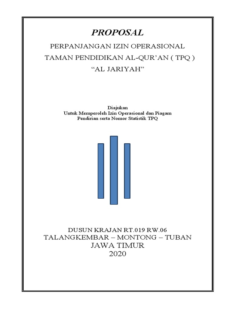 1.PROPOSAL TPQ perpanjangan ok | PDF