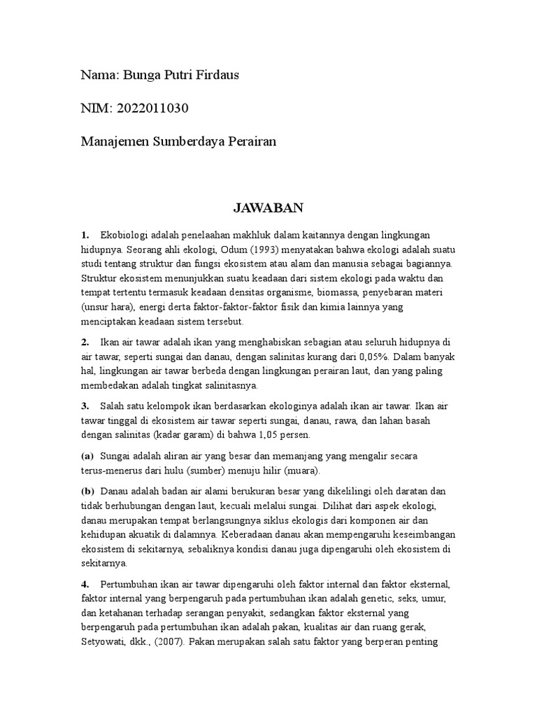 Bunga Putri Firdaus - 2022011030 | PDF