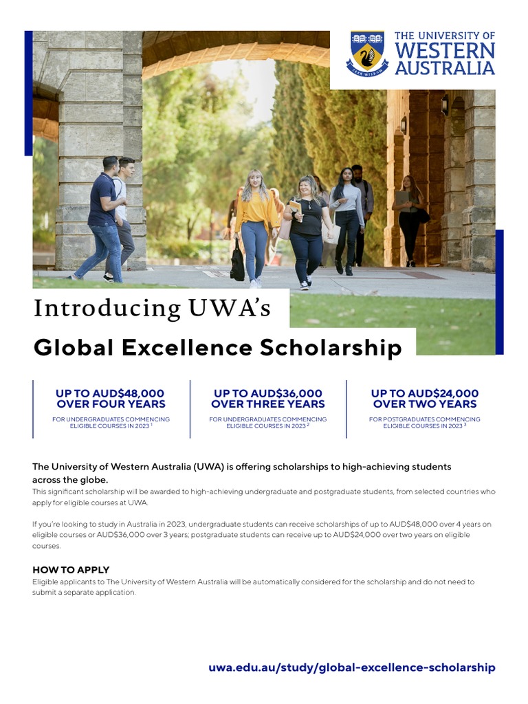 Uwa Scholarship | PDF | Postgraduate Education | Undergraduate Education