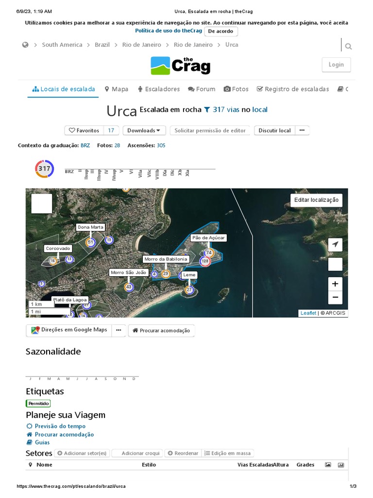 Guia de Escalada na Urca | PDF