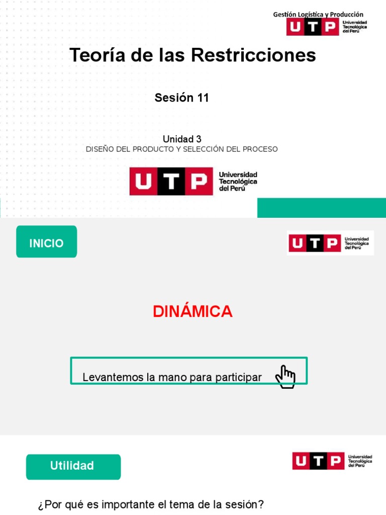 Sesión 11 - Teoría de Las Restricciones | Descargar gratis PDF | Logística | Business