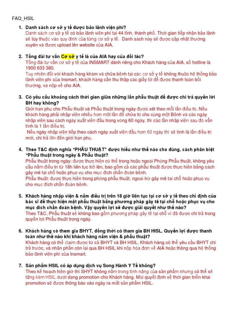 Hsil Faq Final | PDF