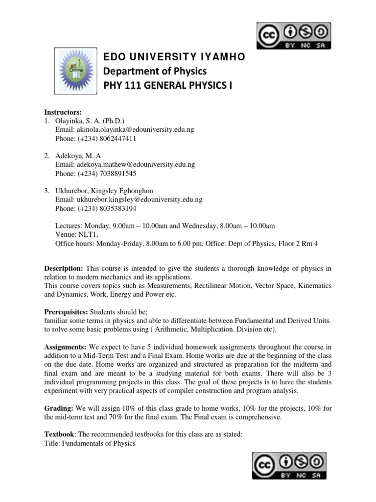 General Physics I Note | PDF | Velocity | Acceleration