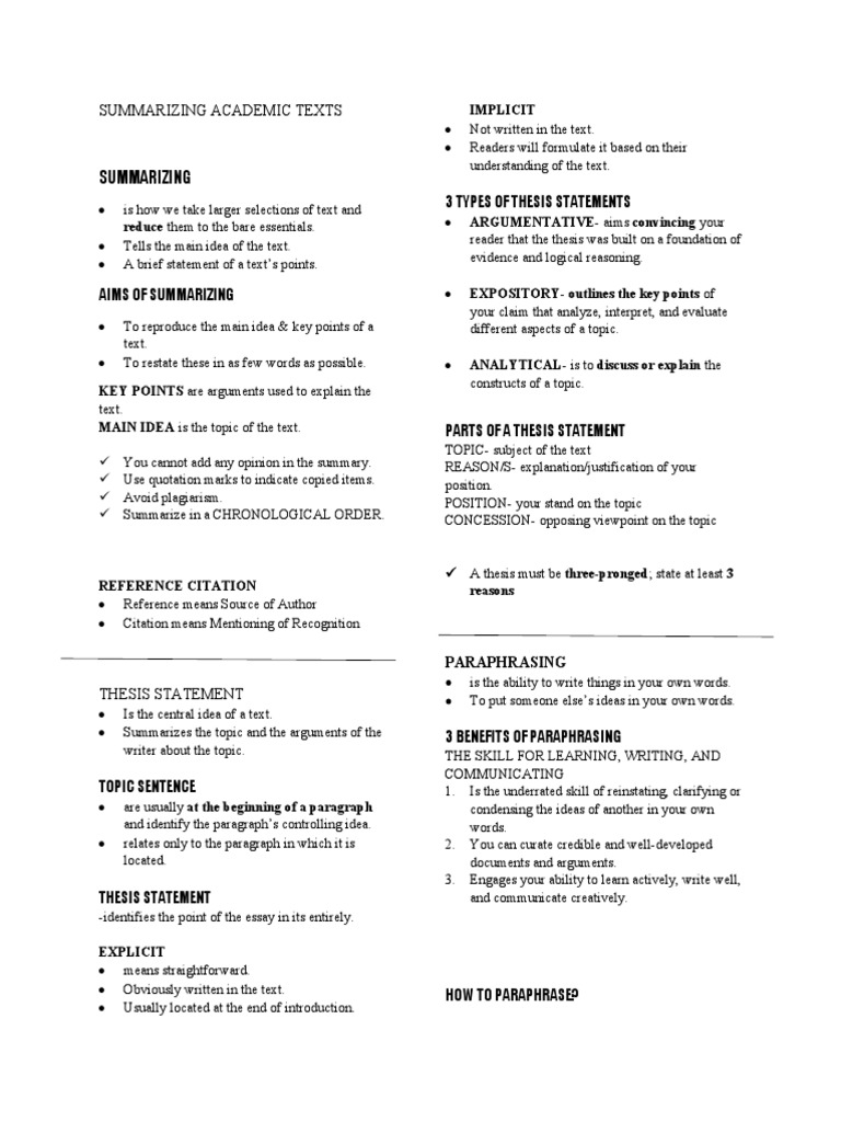 Eapp 2ND Quiz Reviewer LPL | PDF | Essays | Reason