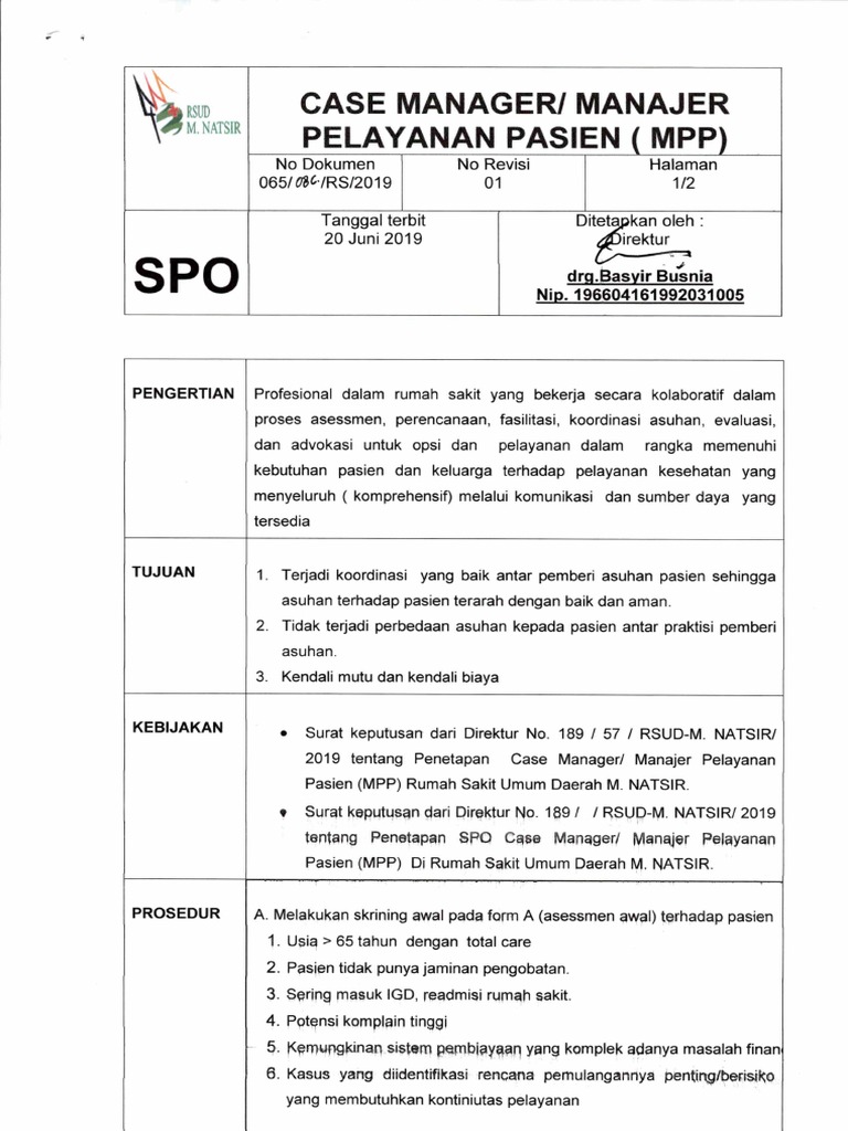 Sop MPP | PDF