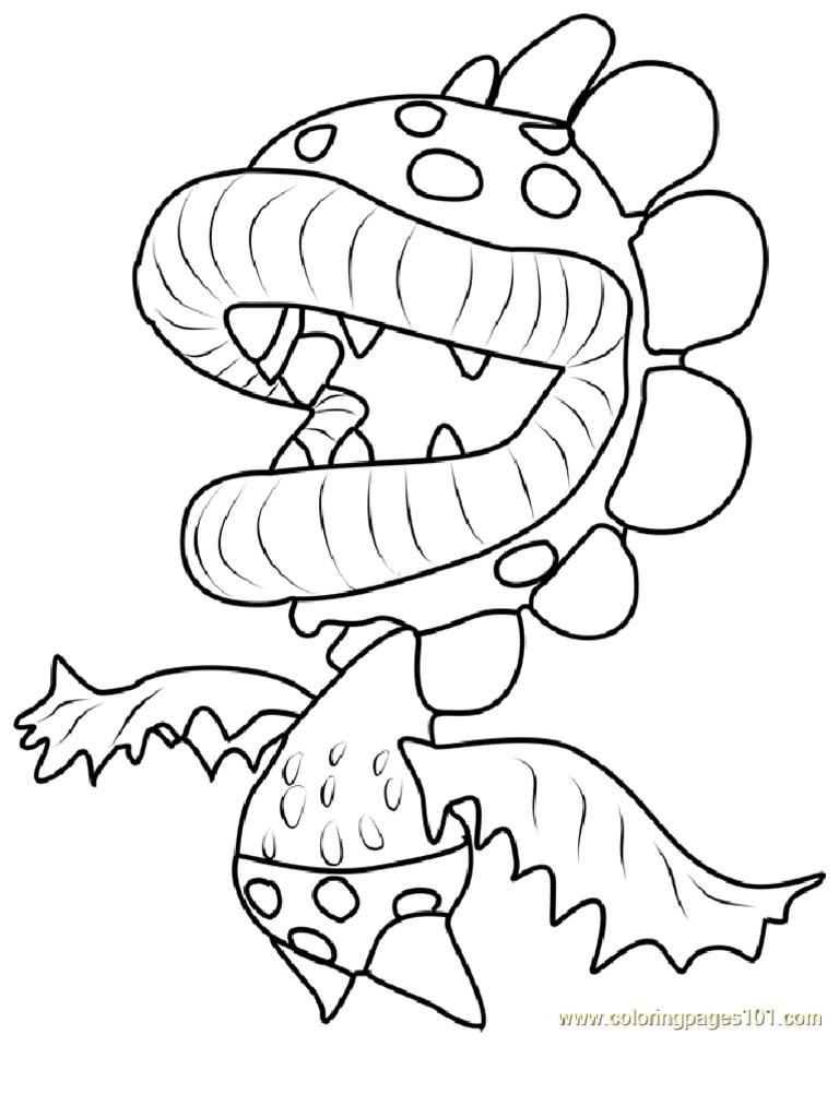 Petey-Piranha-coloring-page | PDF