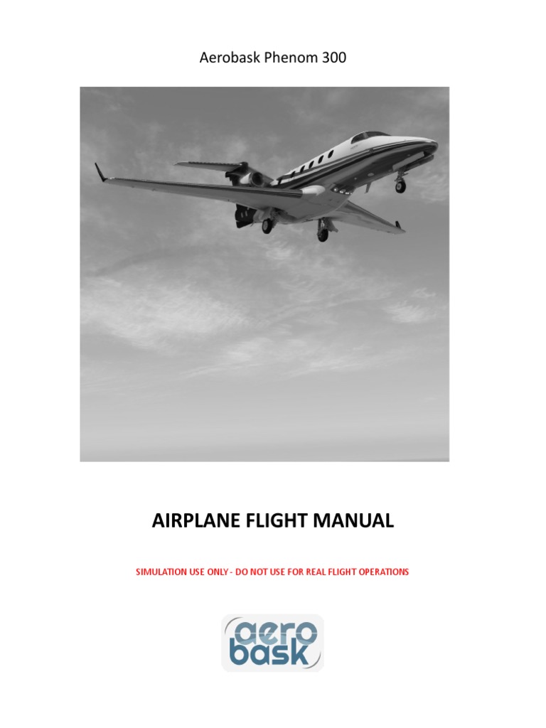 Phenom 300 Flight Manual Overview | PDF | Cockpit | Aerospace