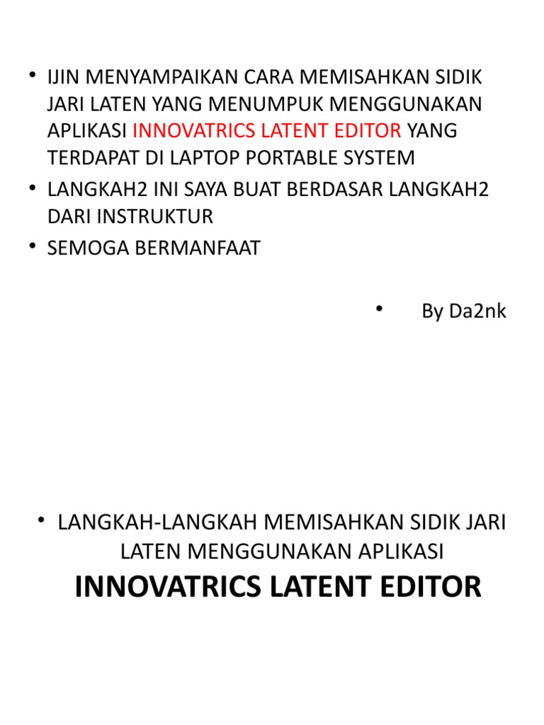 Langkah-Langkah Memisahkan SJL Menumpuk | PDF