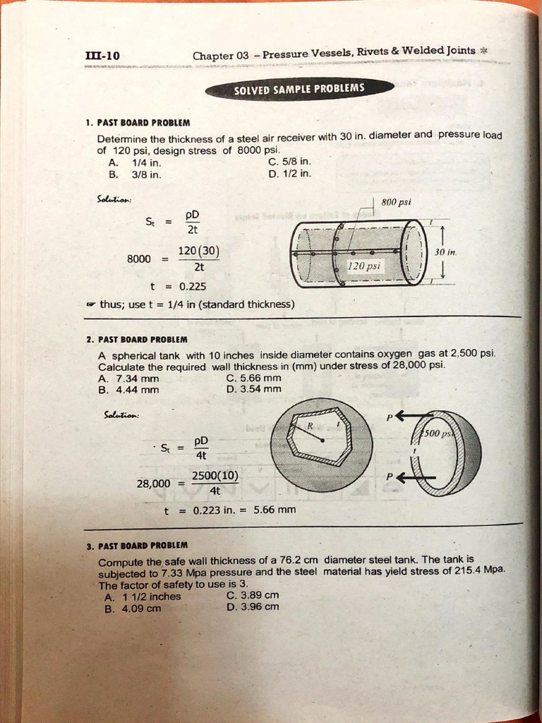 Pressure Vessel Rivets Welded Joints MDSP Prime | PDF | Pascal (Unit ...