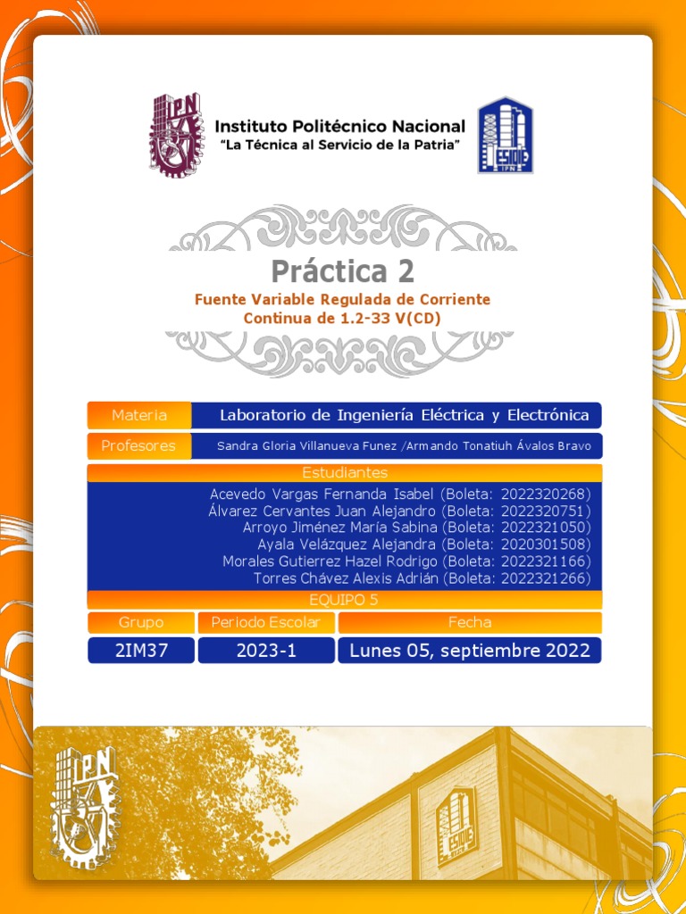 P2 - Fuente Variable Regulada de CD | PDF | Corriente eléctrica ...