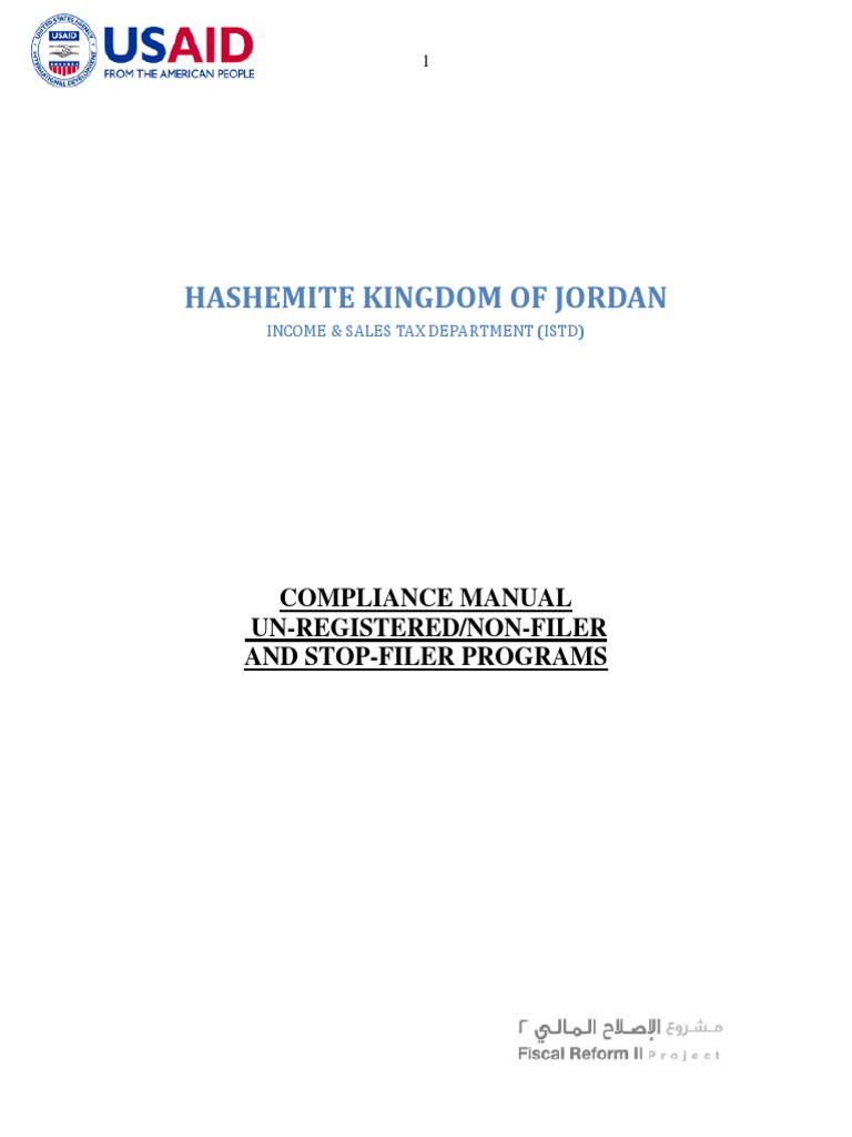 Compliance Manual Un-Registered, Non-Filer and Stop Filer Program | PDF ... Compliance Manual Un-Registered, Non-Filer and Stop Filer Program | PDF ...