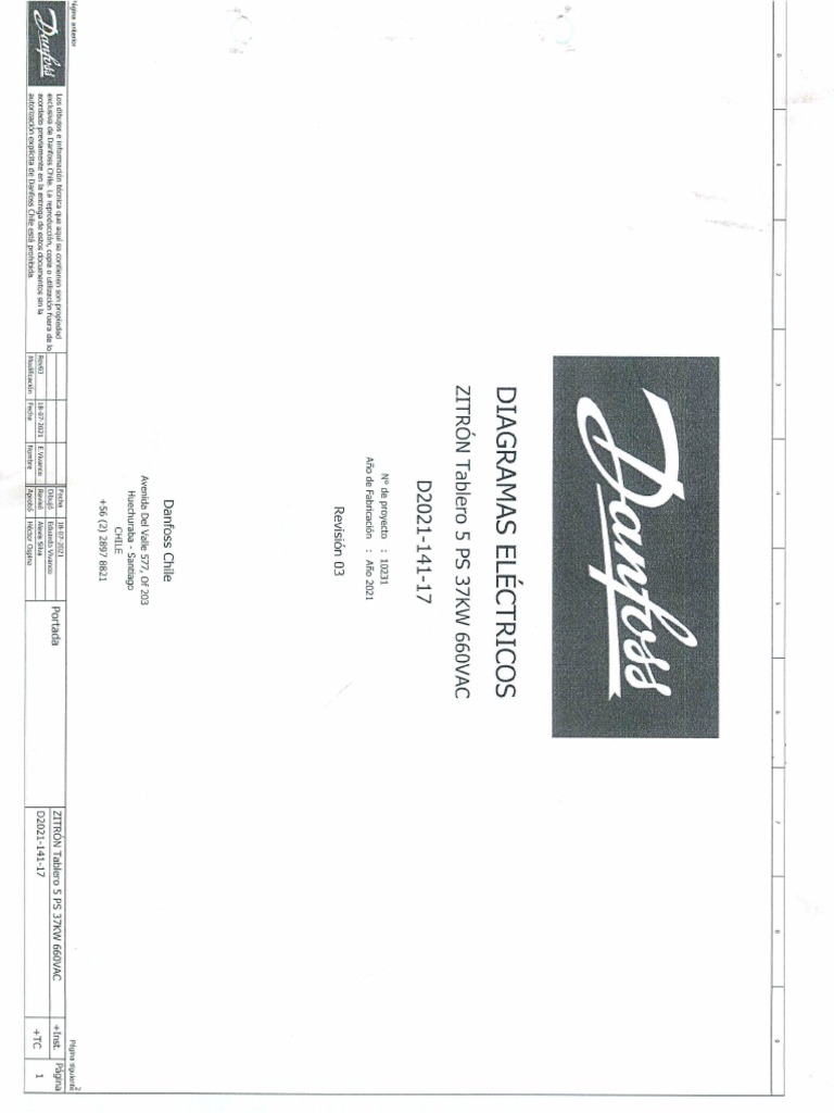 Diagrama Electrico Danfoss | PDF