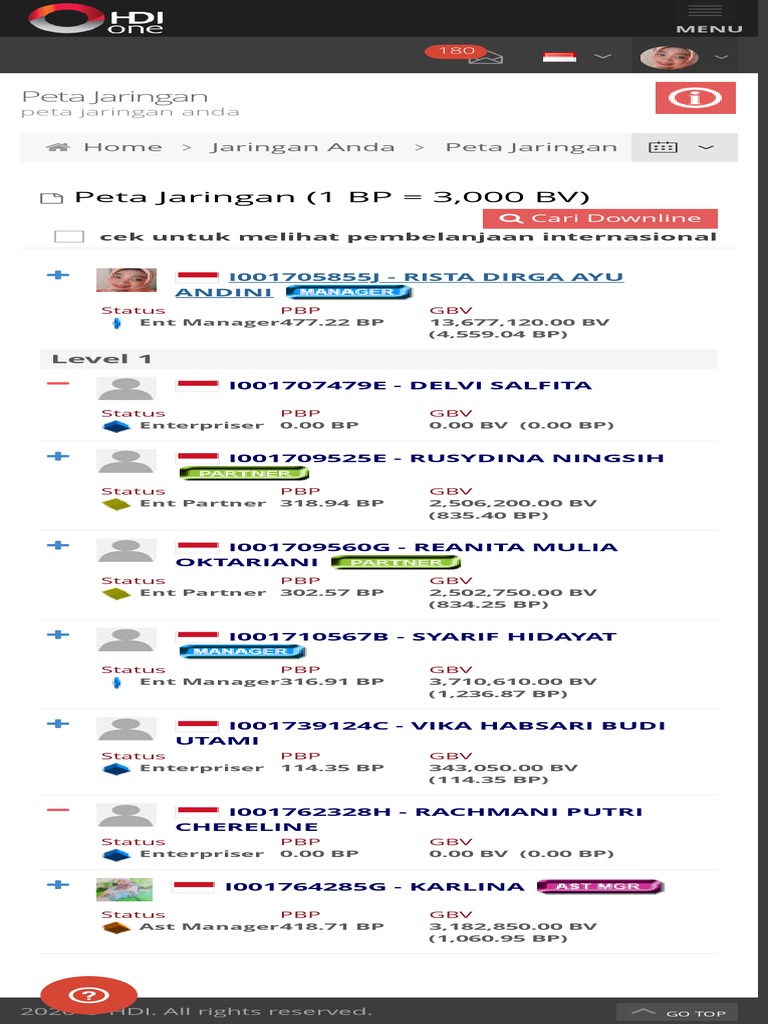Peta Jaringan dan Downline Anda | PDF | Finance & Money Management ...