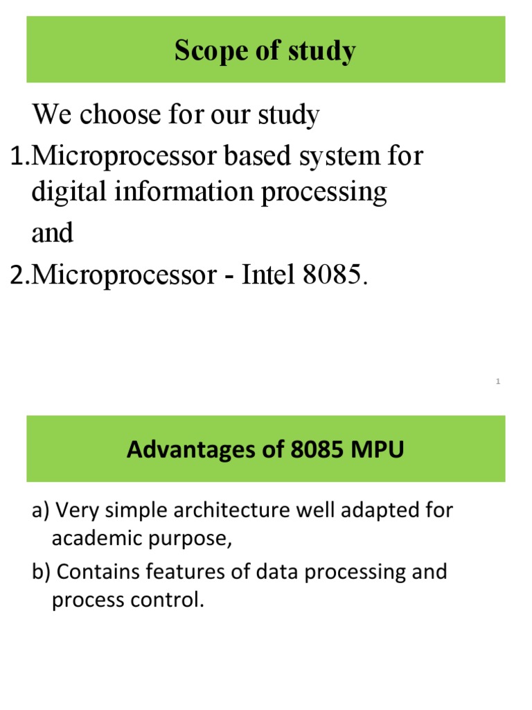 Microprocessor Slide | PDF | Assembly Language | Integrated Circuit Microprocessor Slide | PDF | Assembly Language | Integrated Circuit