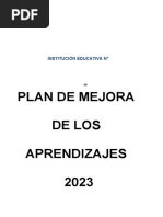 Plan de Mejora Área CCSS - DPCC | PDF | Evaluación | Aprendizaje