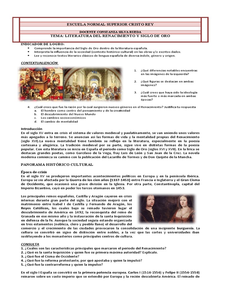 Guia Renacimiento y Barroco | PDF | Barroco | Renacimiento