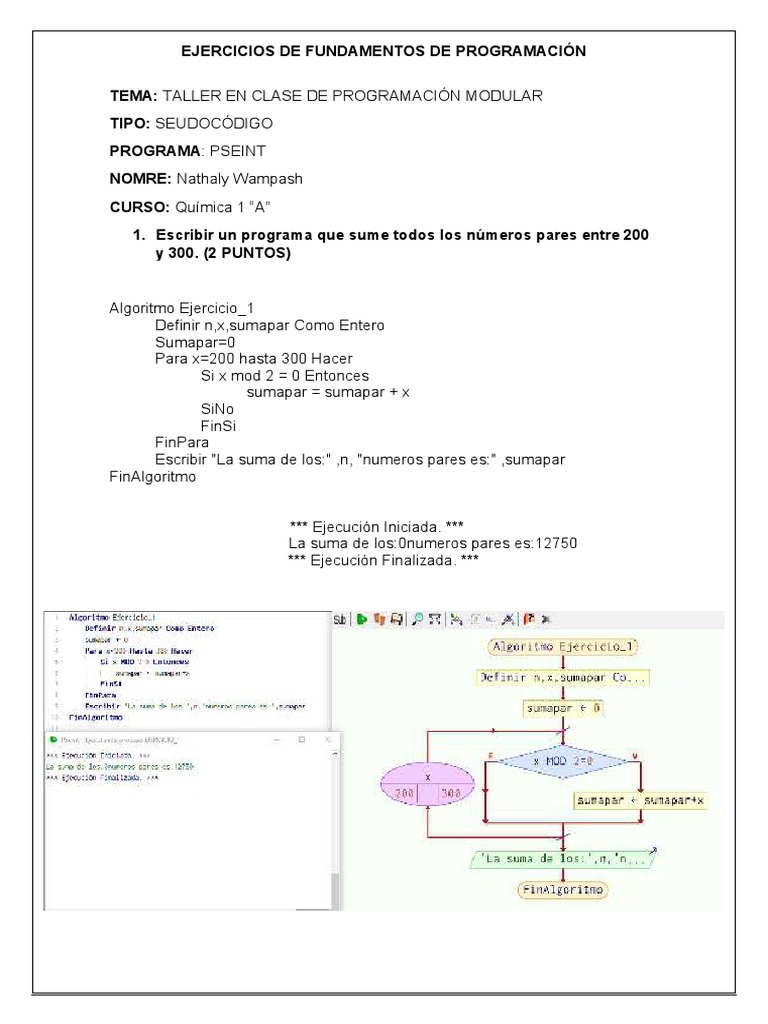 Tarea Programacion Modular | PDF | Matemáticas | Matemáticas Aplicadas