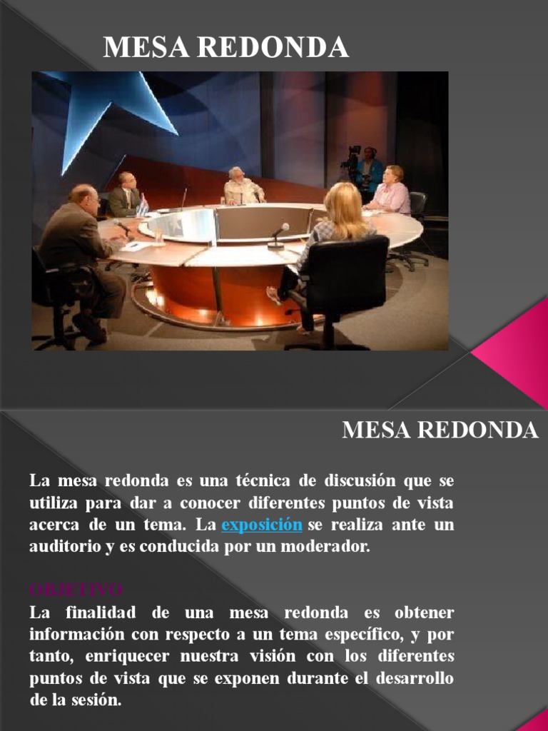 Mesa Redonda | PDF