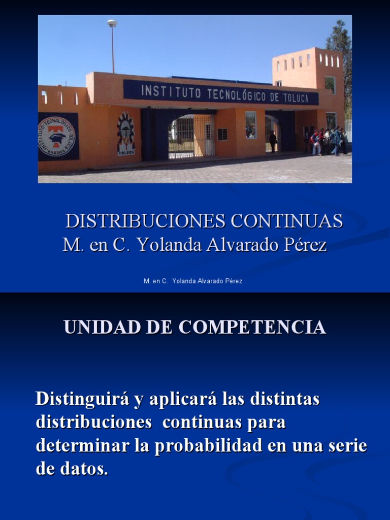 Distribuciones Continuas de Probabilidad | PDF | Distribución normal ...