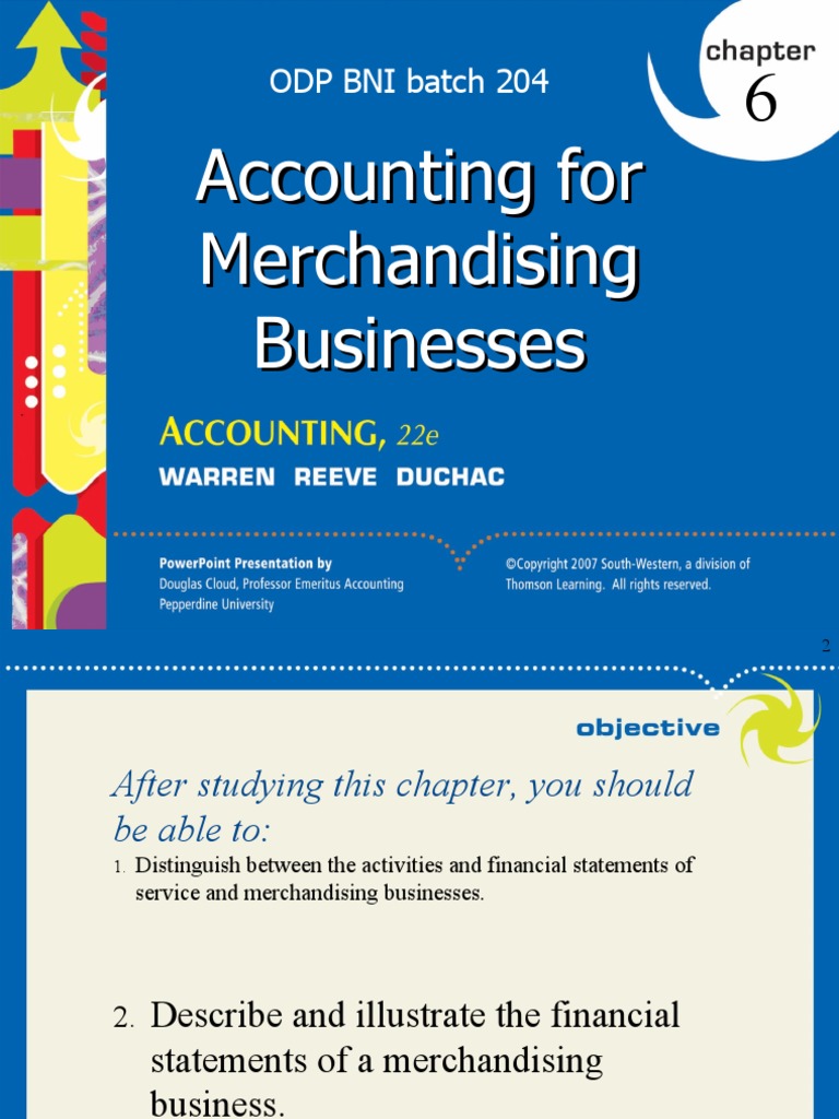 6 Accounting For Merchandising Businesses | PDF | Accounts Payable ...