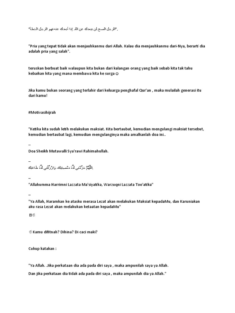 Dokumen (9) Bismillah Hijrah | PDF | Agama & Spiritualitas