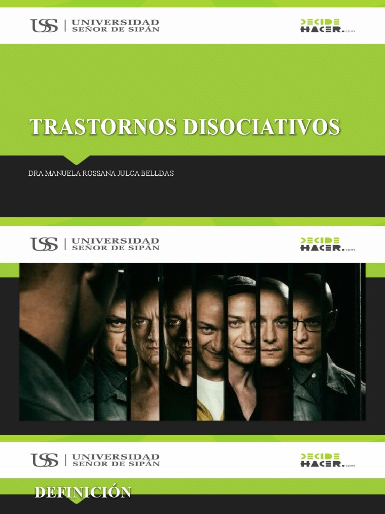 Trastornos Disociativos | PDF | Disociación (psicología) | Trastorno mental