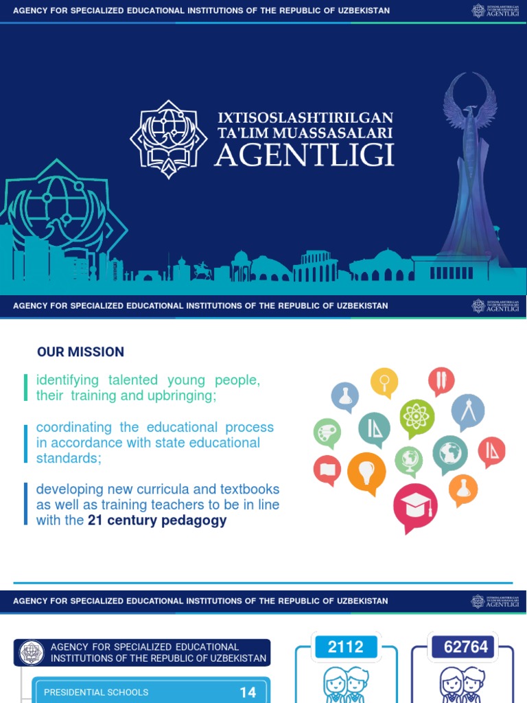 PIIMA - Presidential School Presentation (26 May - Tashkent - Edu Track ...