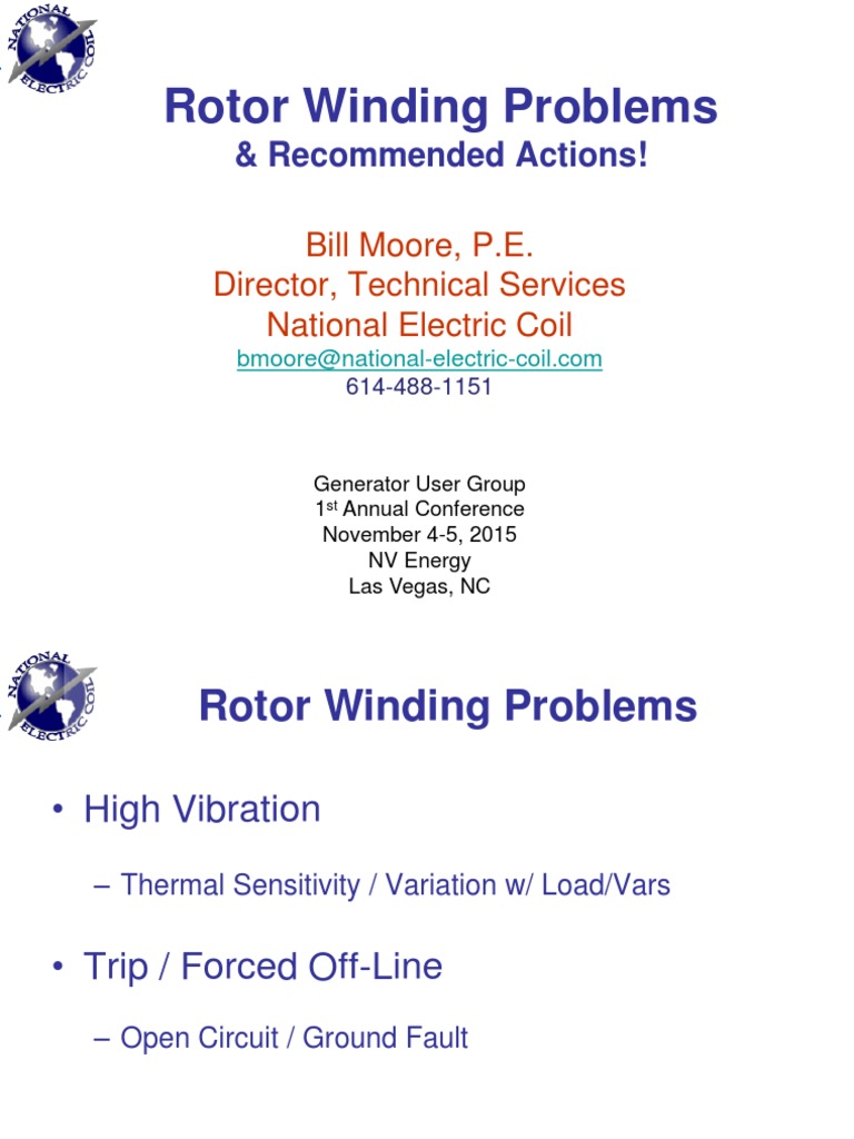 Rotor Winding Issues & Solutions | PDF | Insulator (Electricity ...