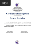 Ict Coordinator Esat Certification Template | PDF