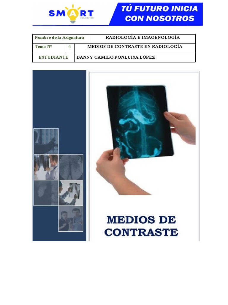 Medios de Contraste | PDF | Tracto gastrointestinal | Ultrasonido