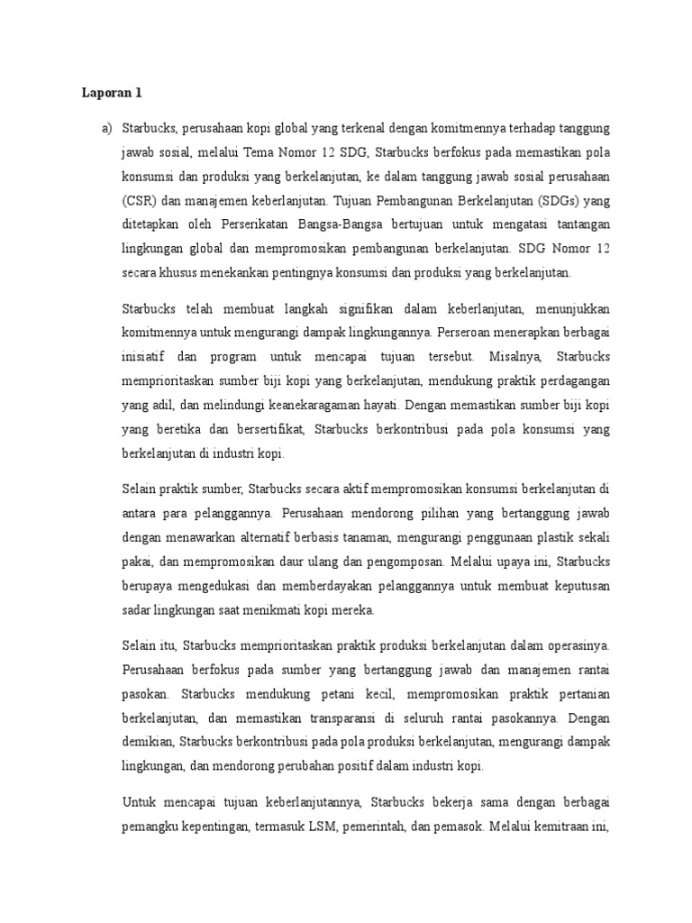 Laporan 1 | PDF