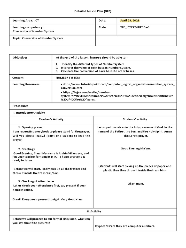 DLP Template | PDF | Lexicology | Encodings
