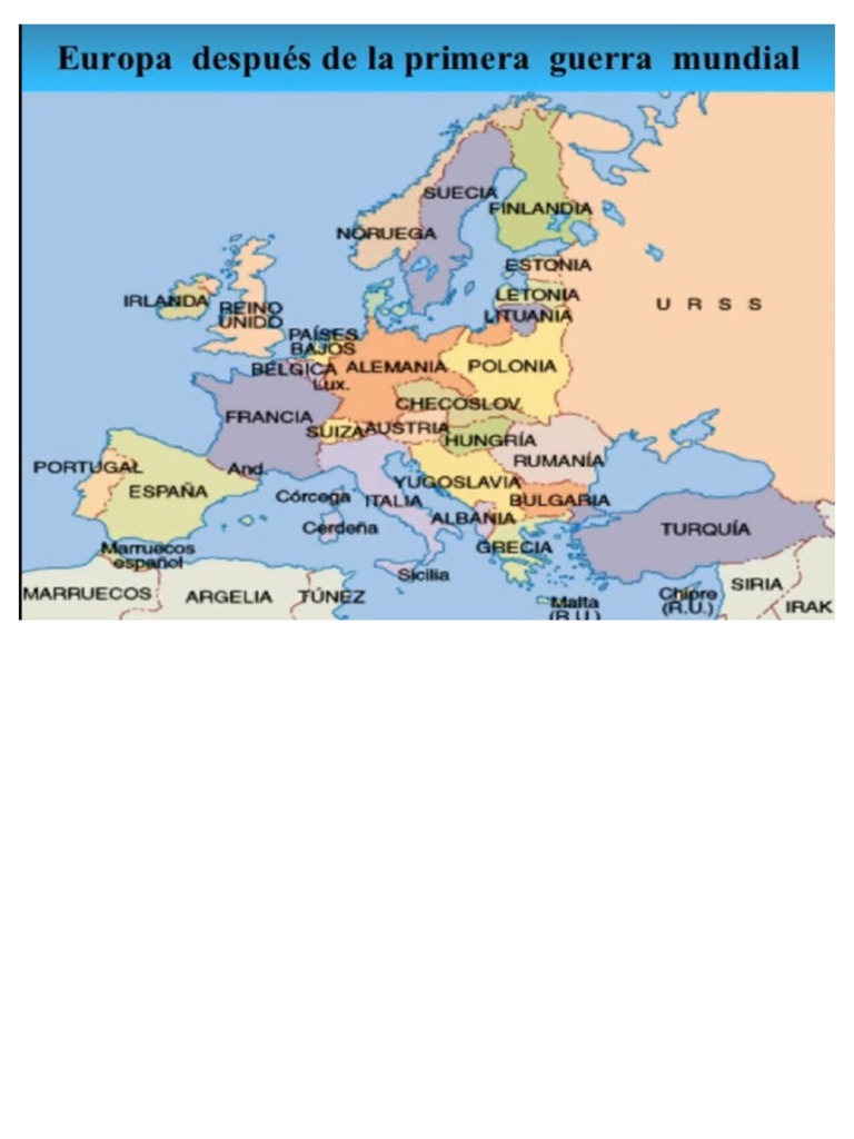 Mapa 1era Guerra Mundial | PDF